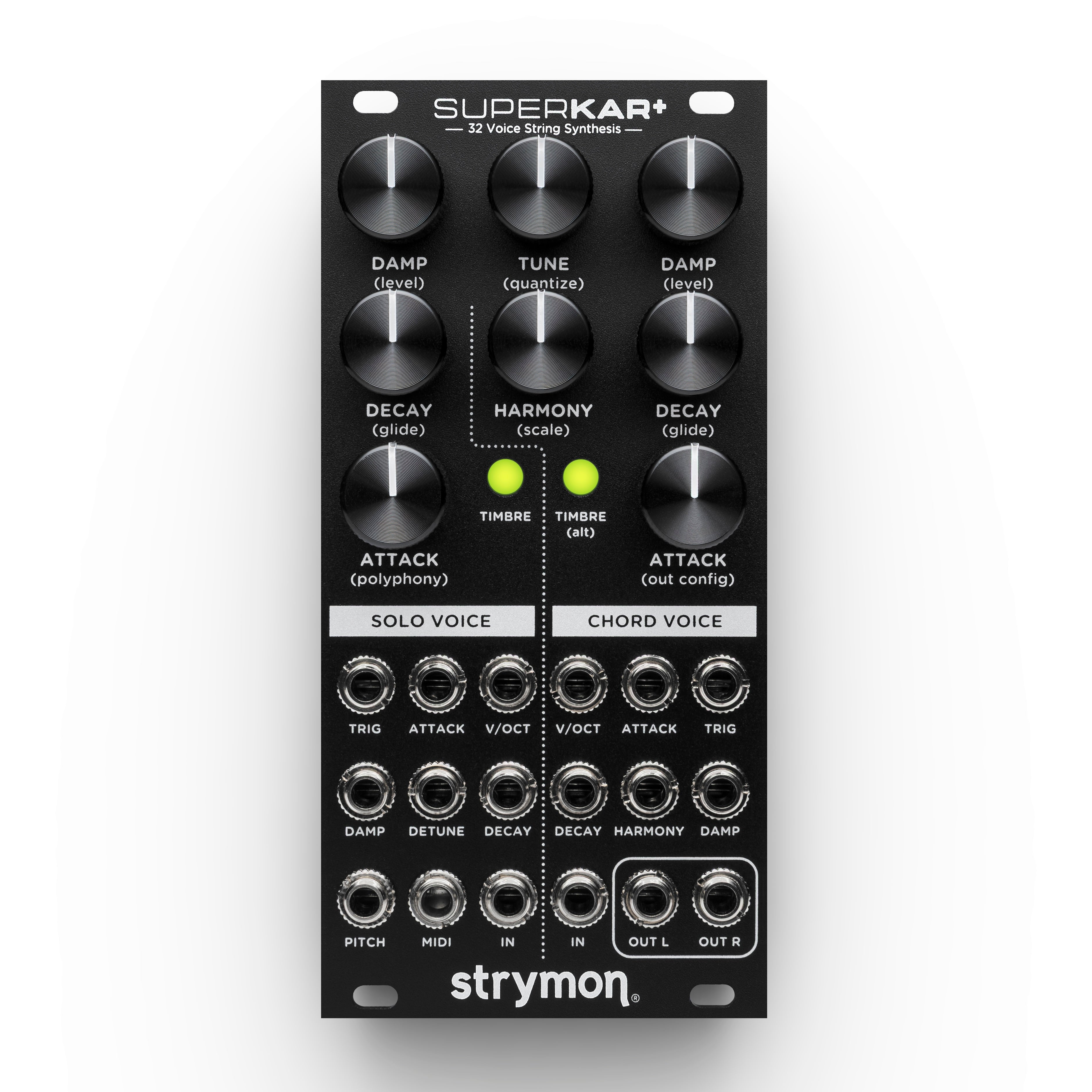 Strymon SuperKar+ 32-Voice Karplus-Strong Synth Module for Eurorack Mo – Z String Music